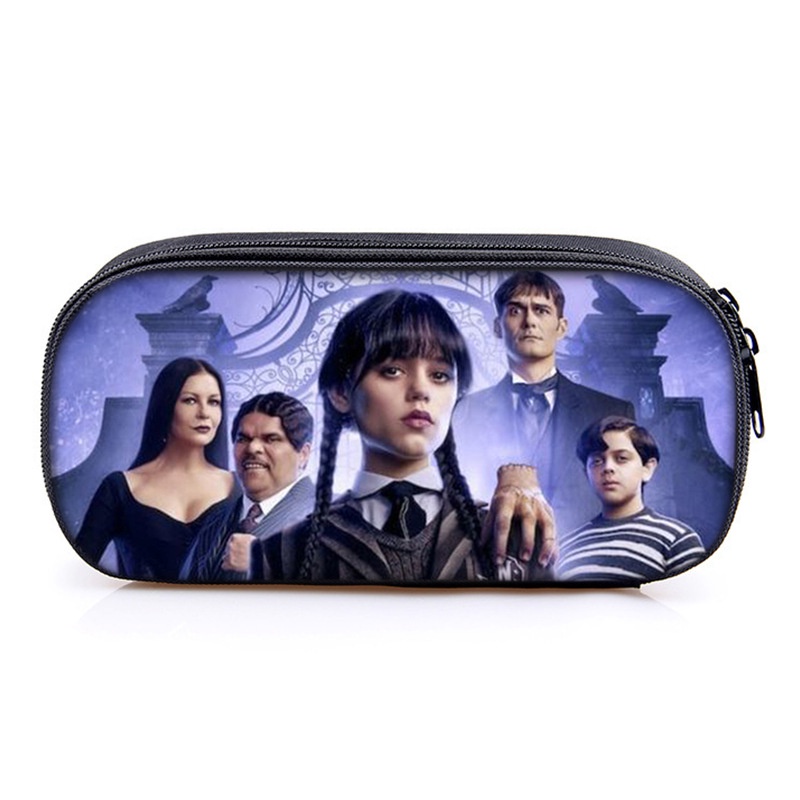 Wednesday addams Pencil Case anime stationery box elementary school ...