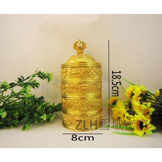Imitation Nepal Premium Supply Brass Four-Layer Rice Box Pure Copper ...