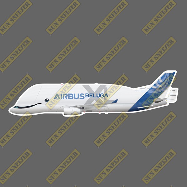Air Bus A330-700L Big Beluga XL Realistic Civil Aircraft 3M Sticker ...