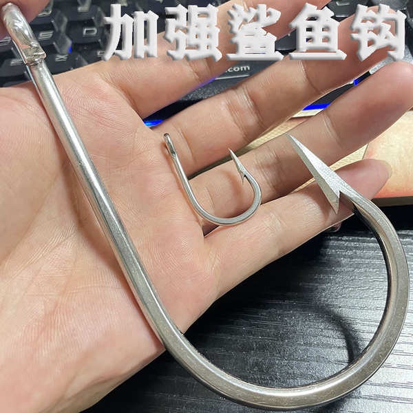 Extra Large Shark Hook Stainless Steel Sturgeon Tuna Grouper Giant ...