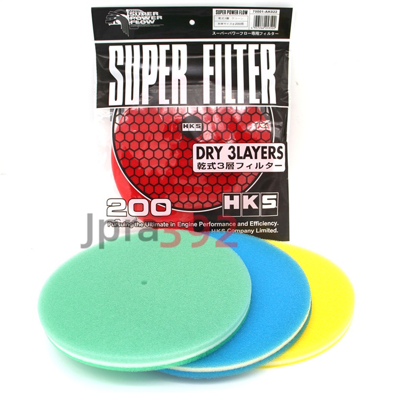 HKS Universal Car Air Filter Sponge 3 Layer Cover Open Pod Auto Super ...