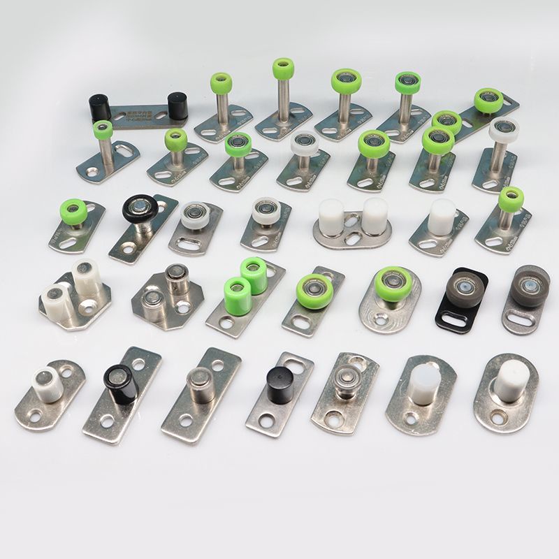 Pulley sliding door locator, limiter, swing stop bearing, nylon ...