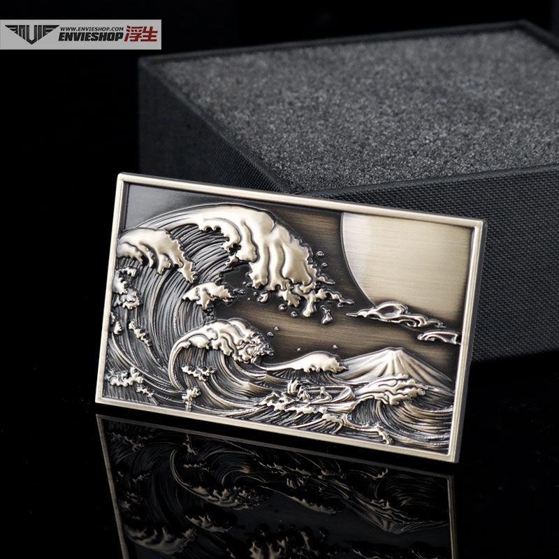 Car Sticker Wave Metal Car Logo JDM Rear Motorcycle Notebook Luggage ...