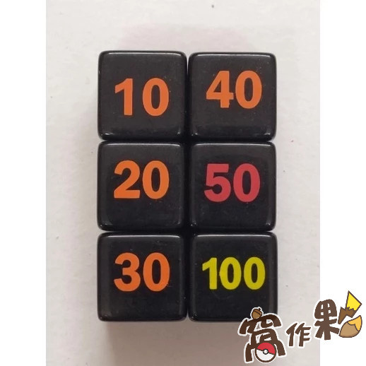[Nest Partner] PTCG Dedicated Damage Counter Dice Points 10/20/30/40/50 ...