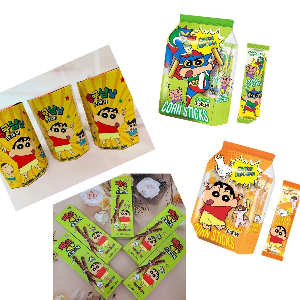 Crayon Shin-Chan Corn On The Cob Chowder Flavor/Seaweed Flavor 84g ...