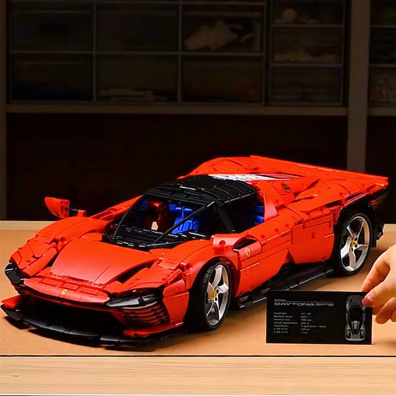 building blocks toy gift 42143 Ferrari sports car racing mechanical set ...