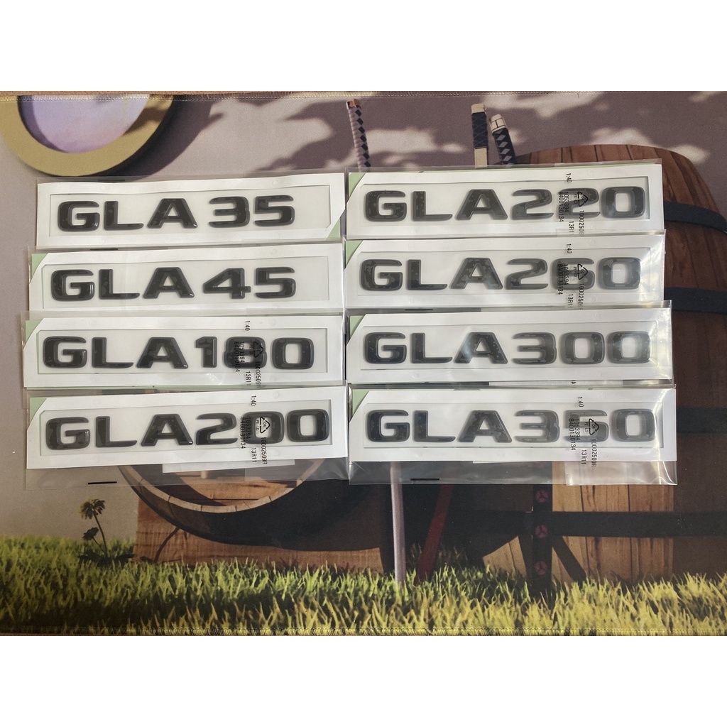 Ready Stock New Style Mercedes-Benz GLA Black Car Logo GLA45 GLA200 ...