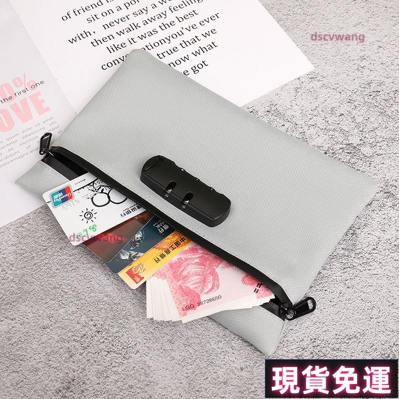 Shopee Cash Book Combination Lock Office File Bag Contract Storage ...