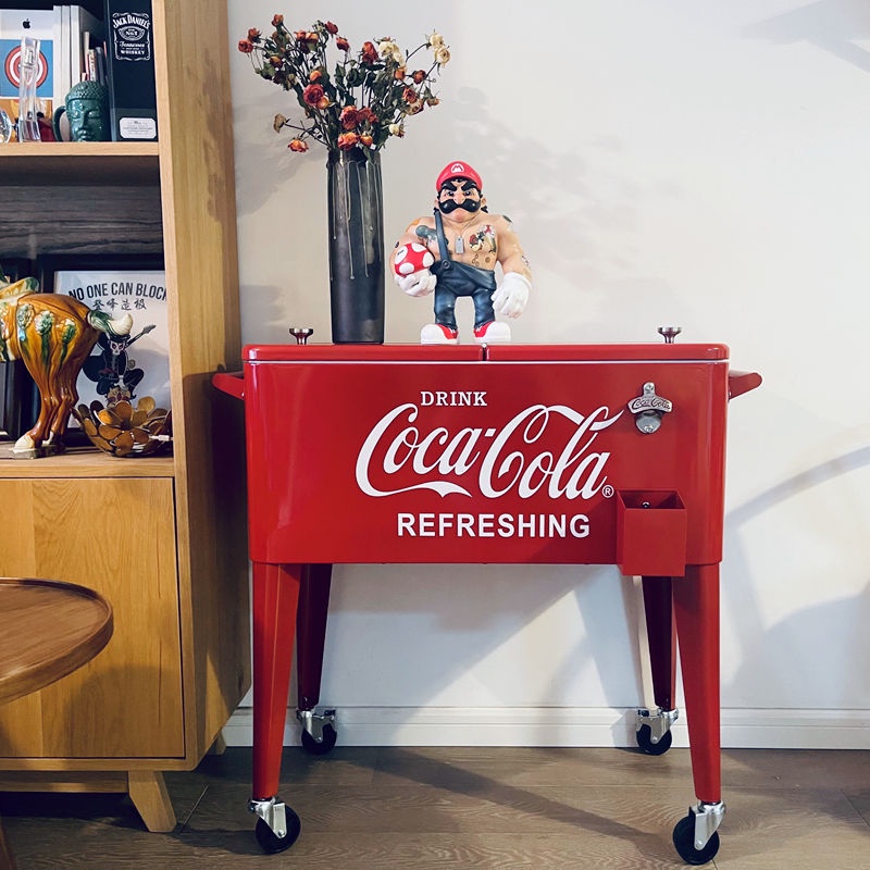 Coca Cola American Coca-Cola Insulation Cart Trolley Refrigerated ...