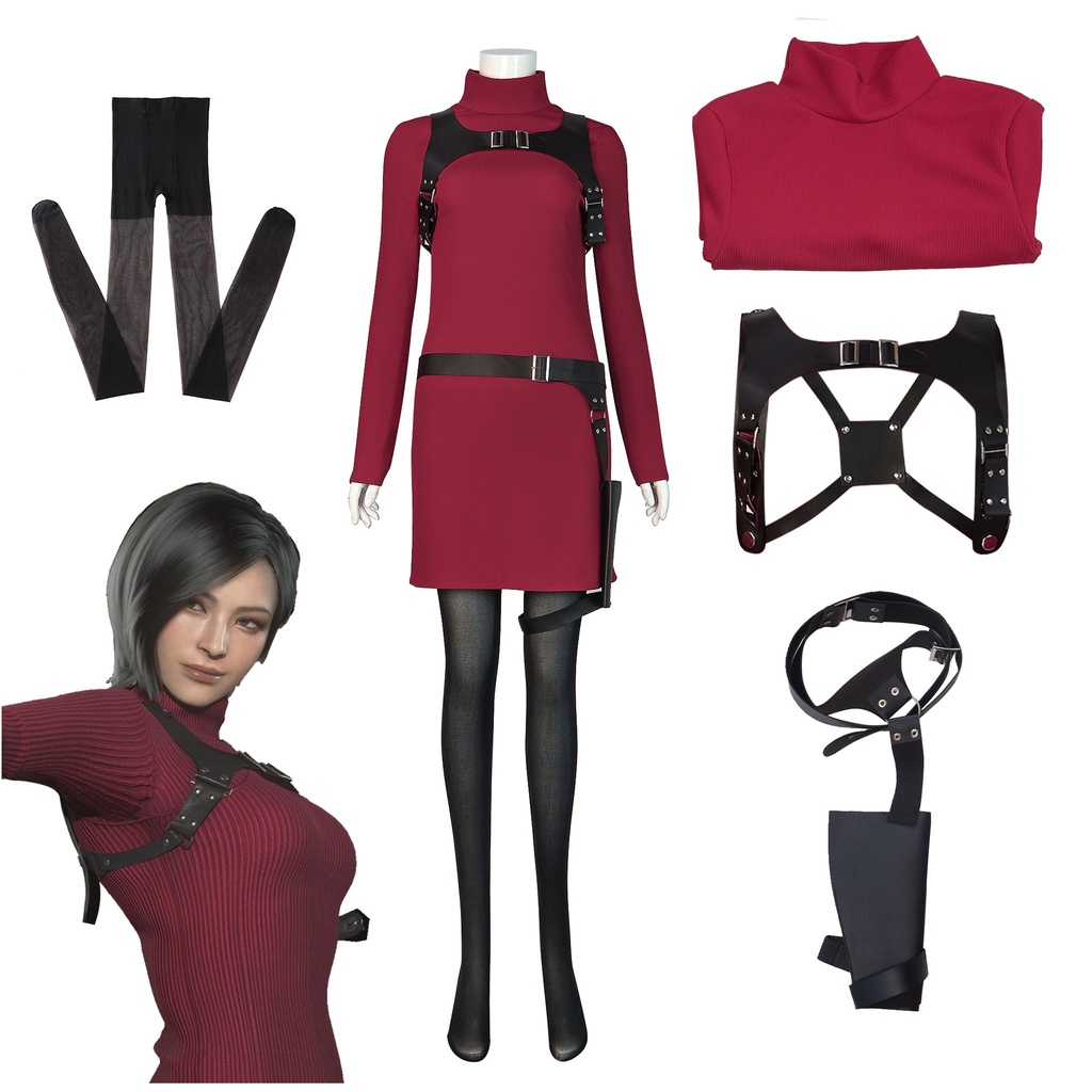 Resident Evil 4 Ada Wong cosplay Costume Remake Ada Wong Ada Wong ...