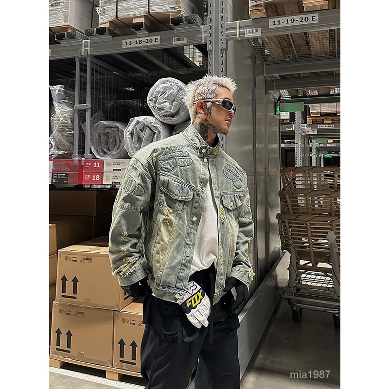 [Preferred Good Things] American High Street Wear Motorcycle Denim ...