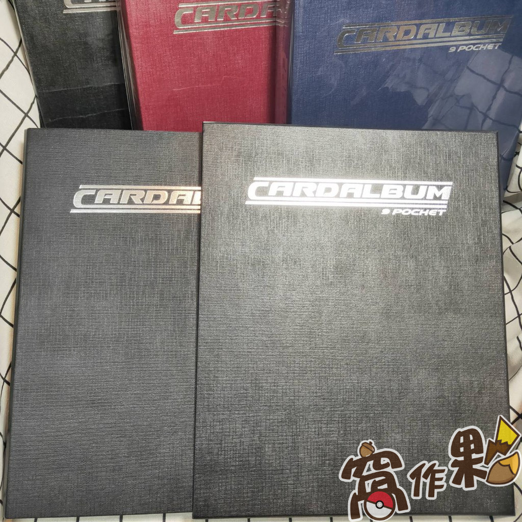 [Wo Partner] RSS Three-Hole Folder Hardcover Card Book Storage Black ...