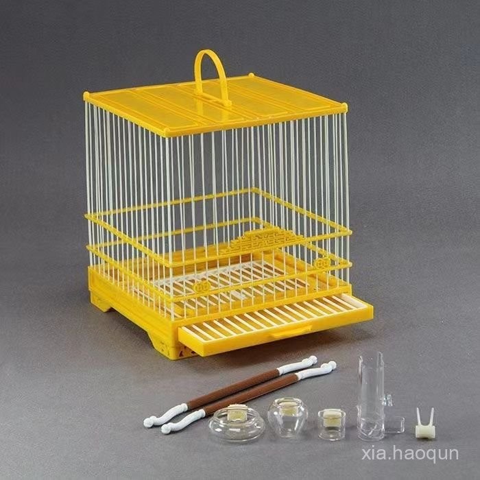 Embroidered Eye Birdcage Drawer Type Plastic Steel Plate Cage Encrypted ...
