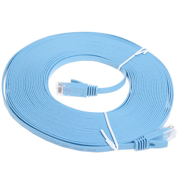 cat6 Network Cable Type 6 Unshielded Flat cat6 Pure Copper Gigabit rj45 ...