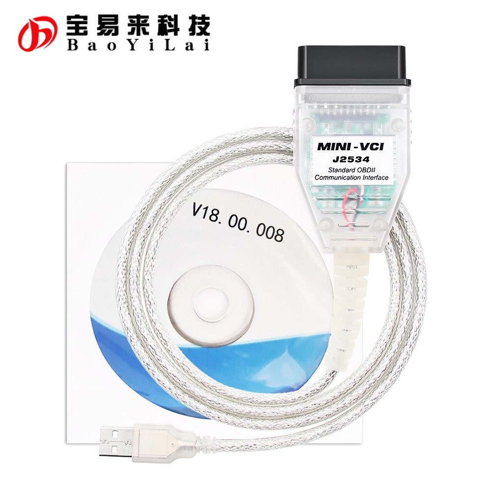Mini VCI V18 for toyota Diagnostic Line Techstream FTDI FT232RQ RL ...