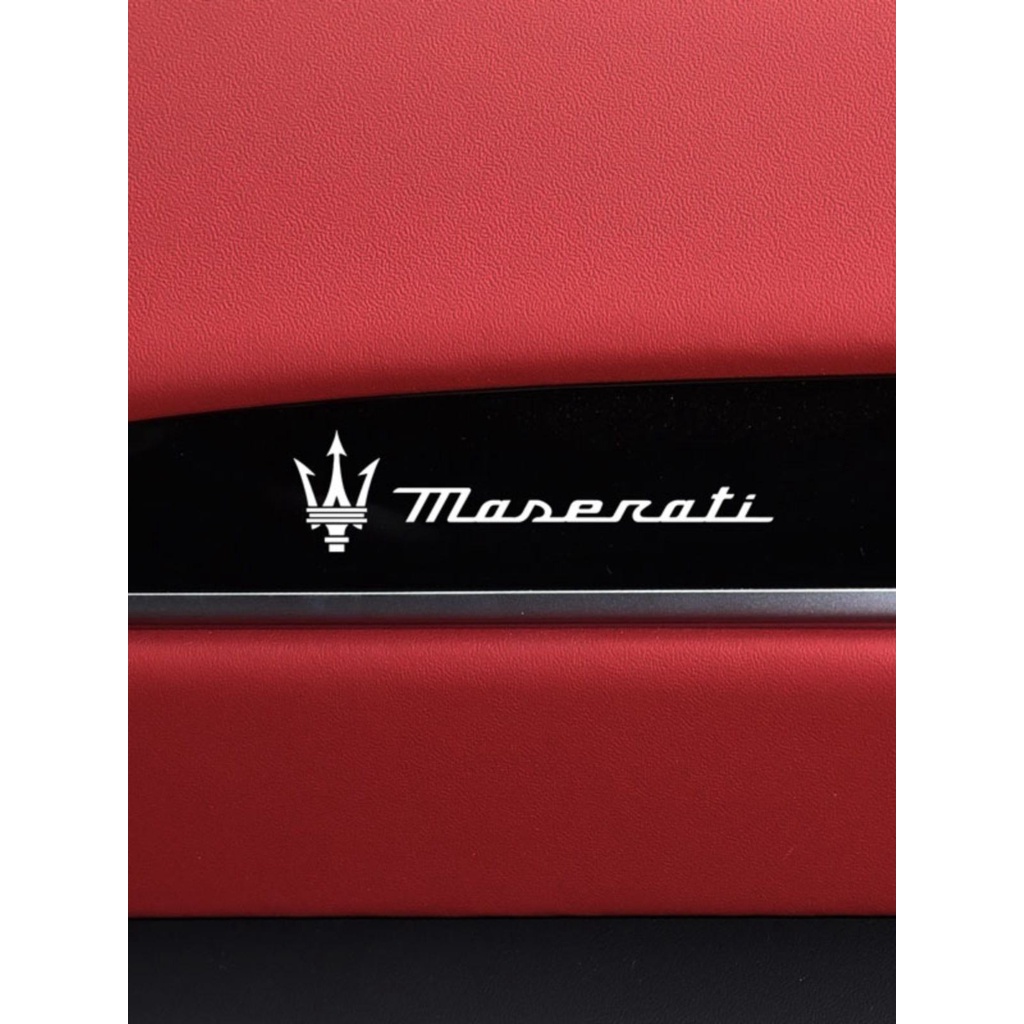 [Metal Car Sticker] Maserati President Ghibli Grecale Levante Interior ...