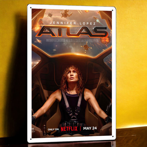 Alien Wars Movie Poster Tin Painting Various Metal Paintings ...