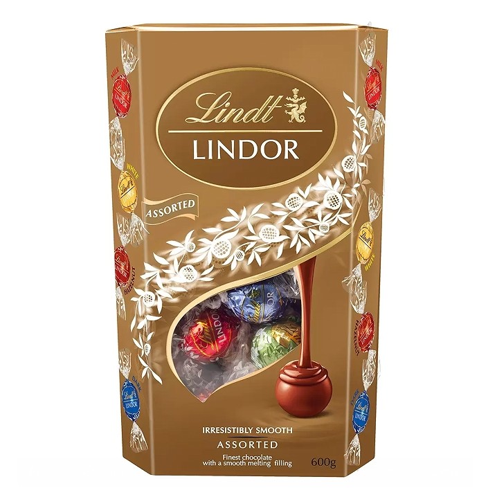 LINDOR ASSORTED CHOCOLATE Golden Box Comprehensive 600G C118975 ...