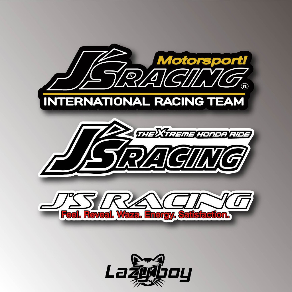 Taiwan JDM Car Sticker GK5 JS Art RacingFC2 FK8 Heavy Modified Body ...