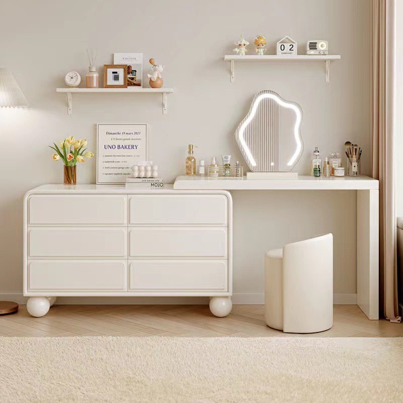 J-H/Luxurious High-End Vanity Modern Multi-Functional Bedroom Makeup ...