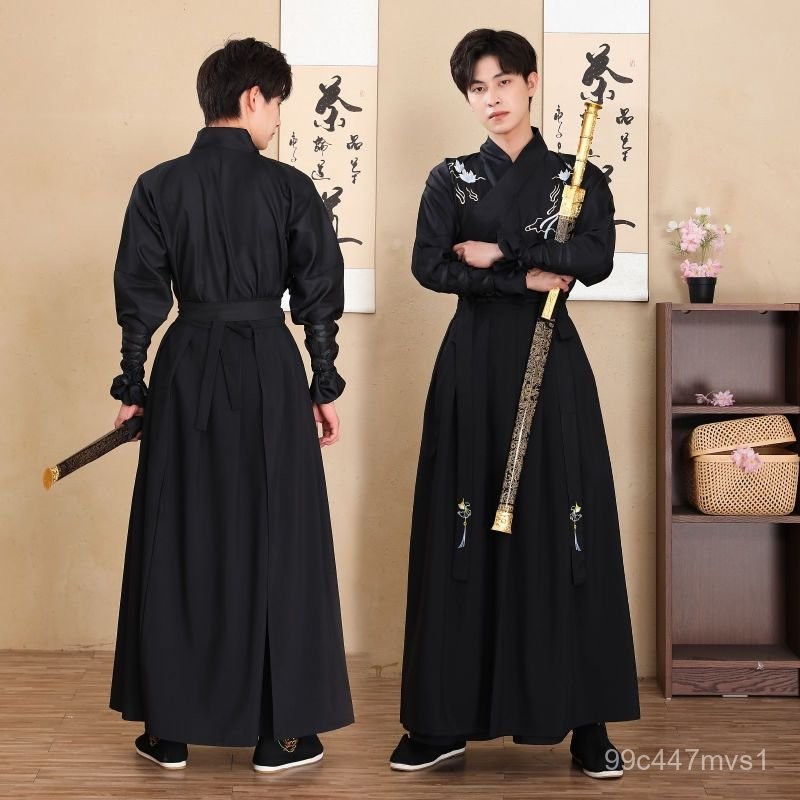 Life Home Hanfu Male Chinese Style Ancient Martial Arts Swordsman Men ...