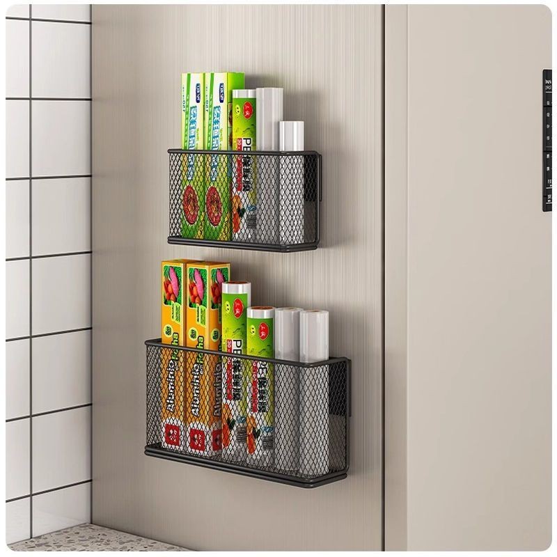 Taiwan Magnetic Rack Magnet Hook Kitchen Shelf Refrigerator Behind ...
