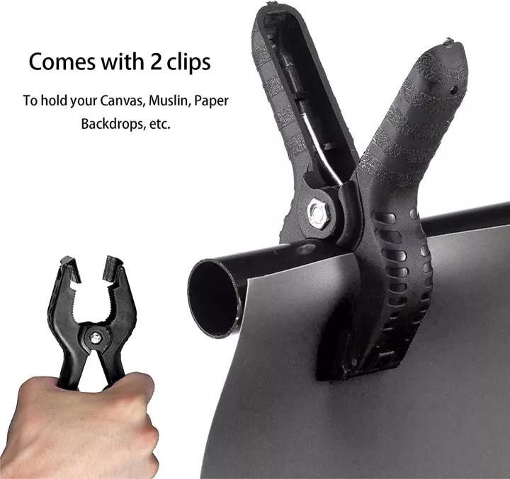 4inch/ 6inch Backdrop Clip clamp Heavy Duty Muslin Spring Clamps ...