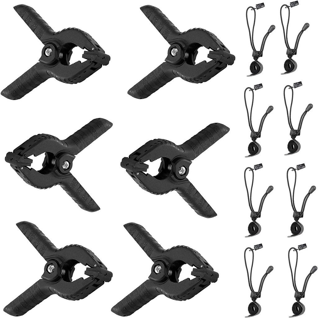 4inch/ 6inch Backdrop Clip clamp Heavy Duty Muslin Spring Clamps ...