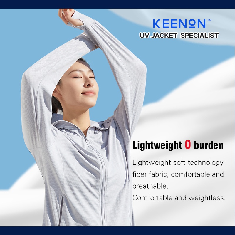 [M-5XL] UPF50+ sun-proof clothing Women Zip UV Sun Protection Up Hoodie Men Long Sleeve Outdoor ...