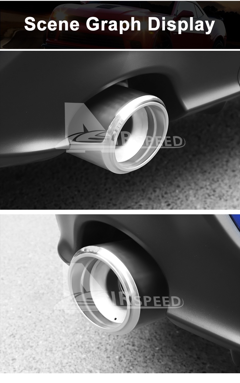 4Pcs Automobile Extension Pipe For Subaru BRZ Toyota GR86 2021-2023 ...
