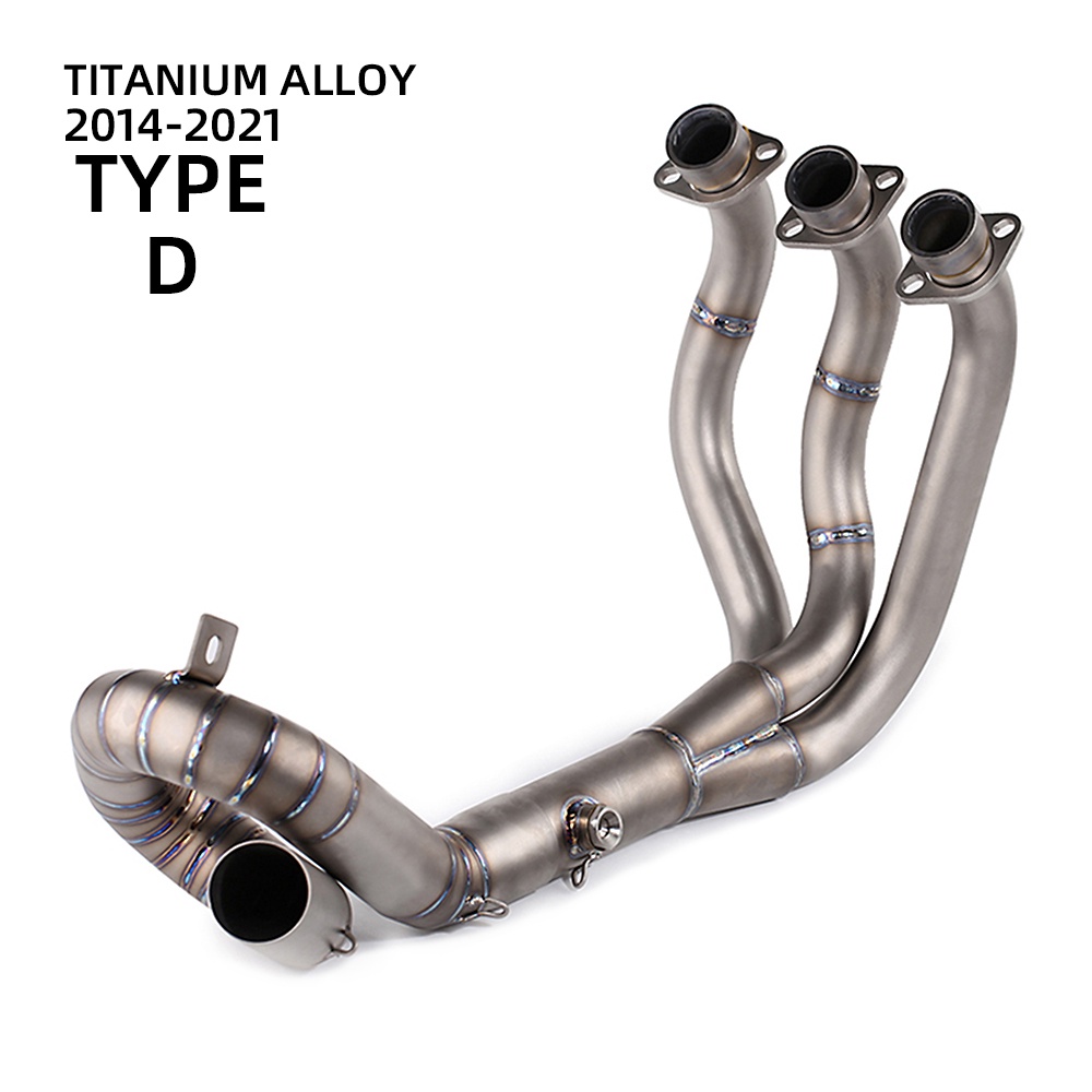 MT09 motorcycle exhaust pipe modified stainless steel scooter front ...