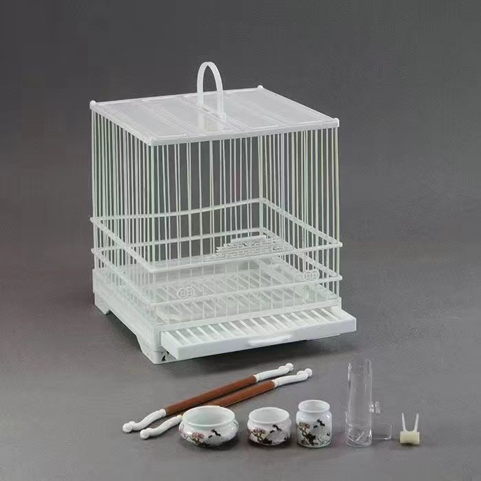 Embroidered Eye Birdcage Drawer Type Plastic Steel Plate Cage Encrypted ...