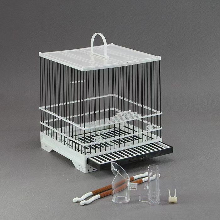 Embroidered Eye Birdcage Drawer Type Plastic Steel Plate Cage Encrypted ...
