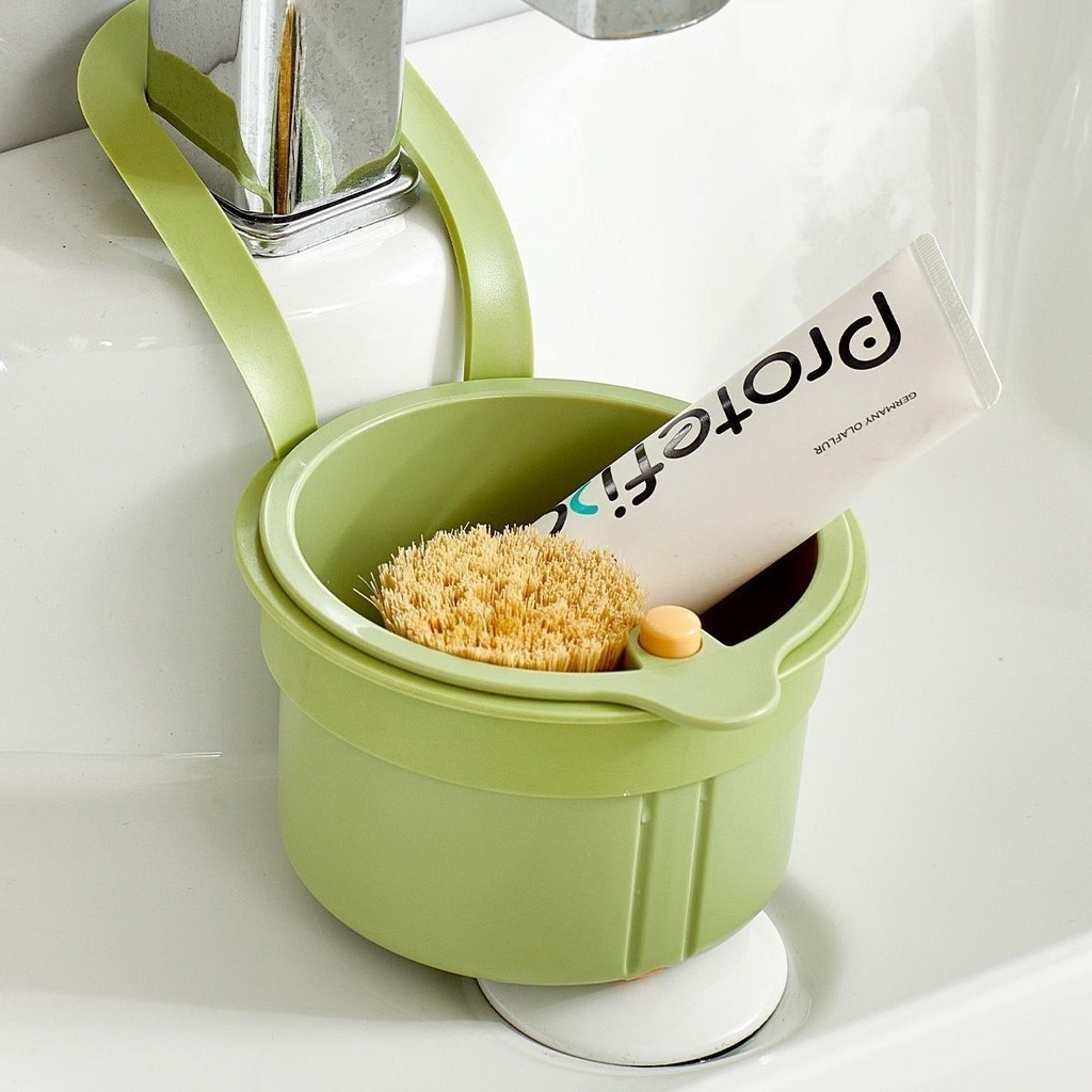 Taiwan Multifunctional Kitchen Shelf Food Residue Drain Basket Rack ...