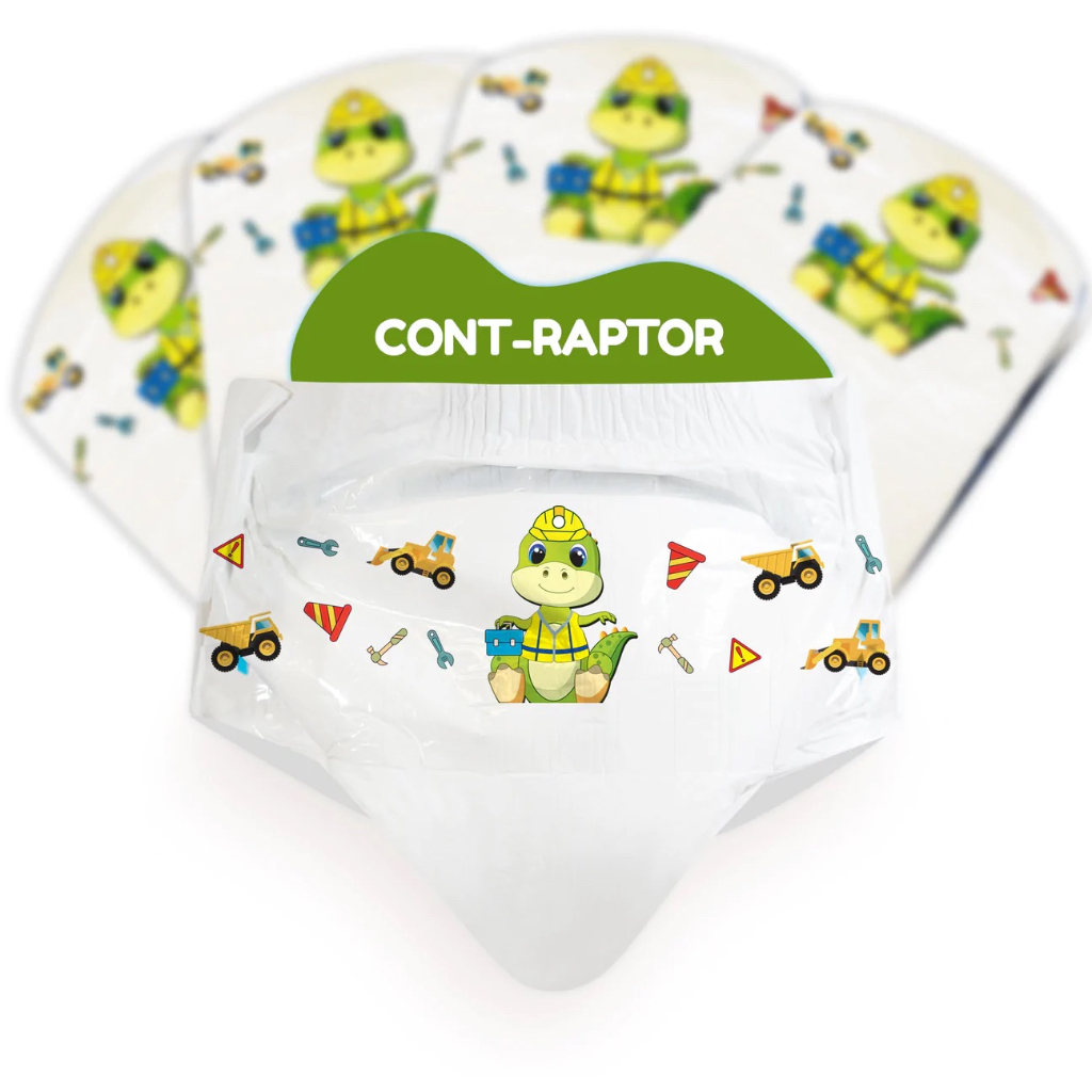 ABDL-ABU & REARZ Brand Cute Diapers XL Size-Single Piece Trial Pack (1 ...