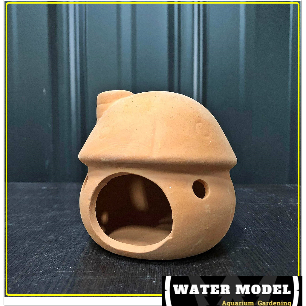 Water Model Aquarium Alien Breeding Urn Mushroom Shaped Hiding House ...