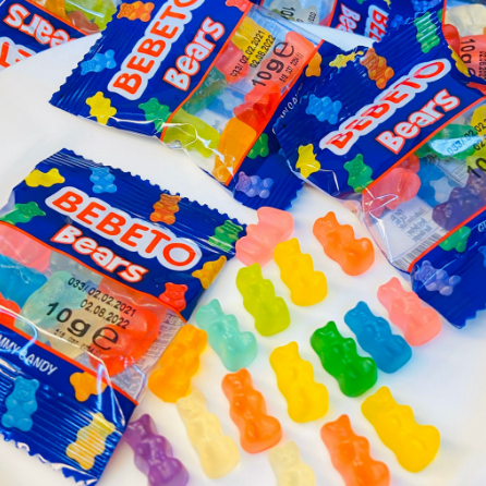 Rainbow Gummy Bear 12 Flavors BEBETO Birthday Sharing Barrel Wedding ...