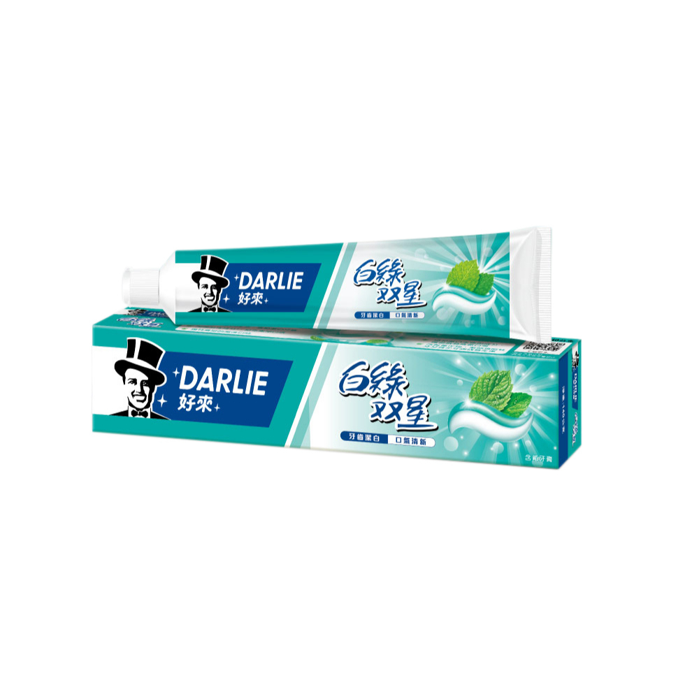 Ru's Shop Black Man (Haolai) White Green Double Star Toothpaste 140g ...