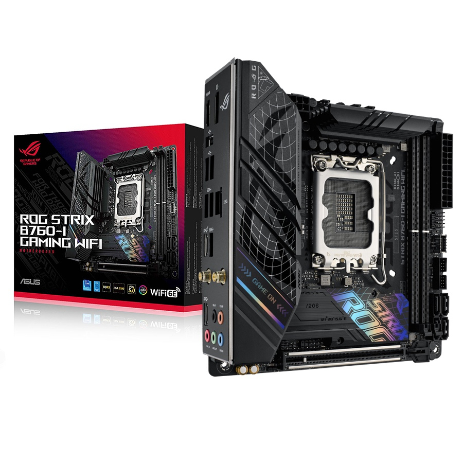 [Cool 3C] ASUS ROG STRIX B760-I GAMING WIFI ITX 1700 Pin Motherboard | Shopee Malaysia