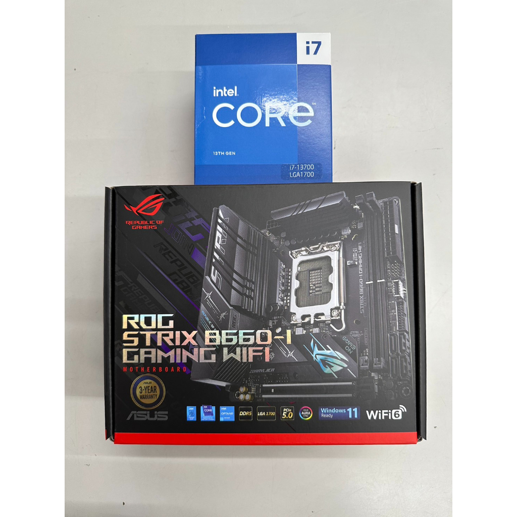 ((Credit Card Installment Available) I7 13700+Asus ROG STRIX B660-I GAMING WIFI | Shopee Malaysia
