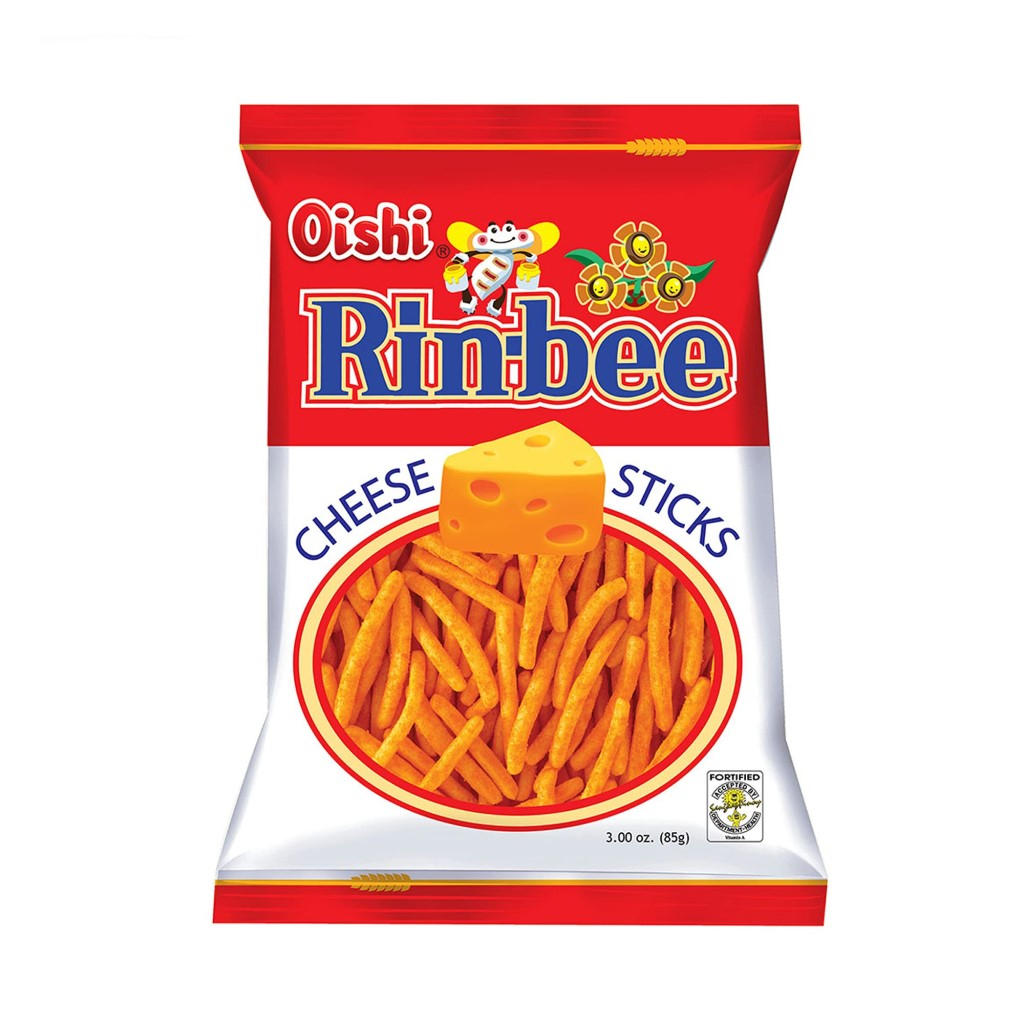 Philippines Oishi Rinbee cheese stick Fries Biscuits 85g | Shopee Malaysia