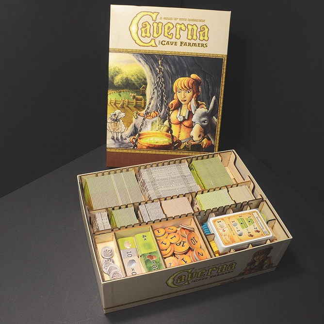 Crow Box Storage: Cave Farmer CROWBOX Storage Box+White Glue Board Game ...