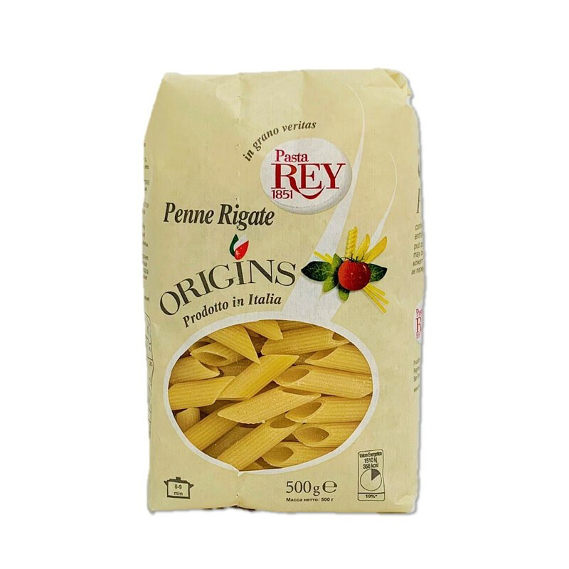 REY PASTA Italian Beveled Tube Surface 500g | Shopee Malaysia