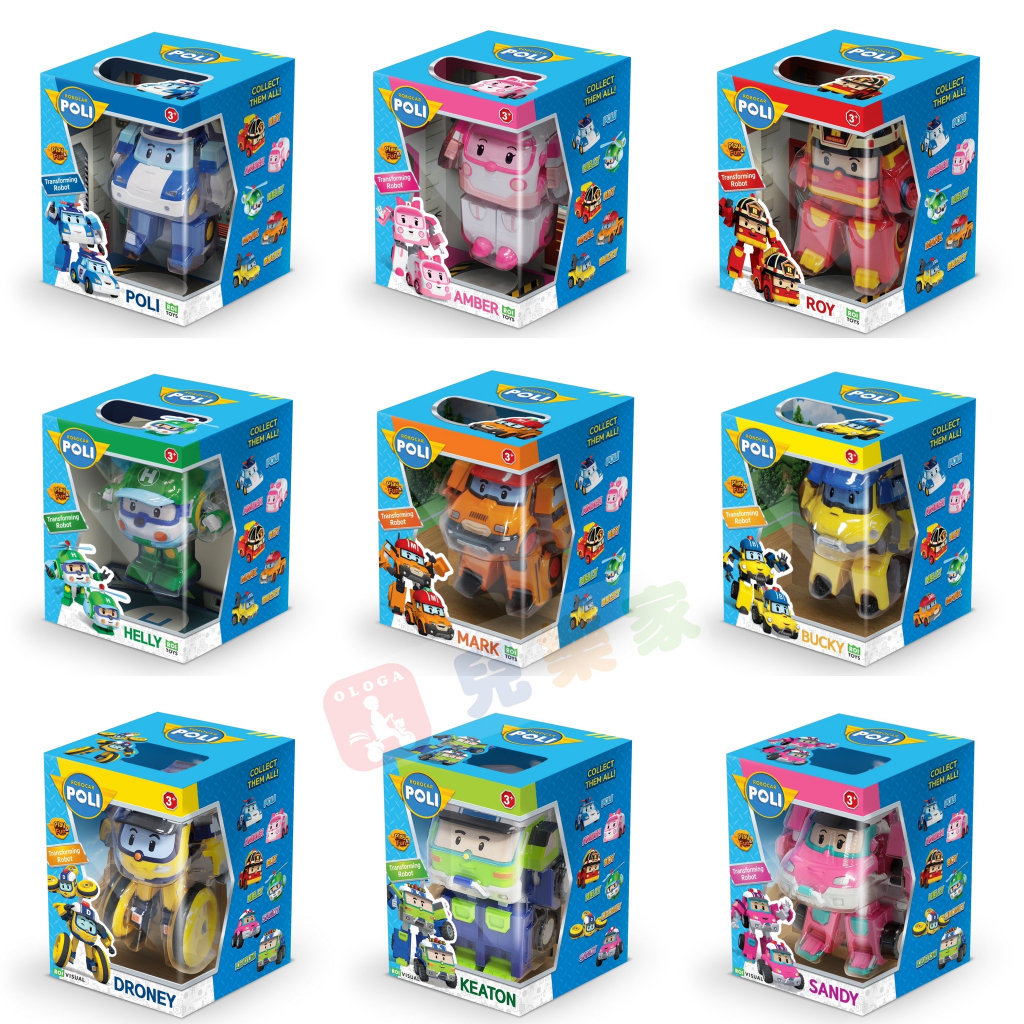 R ROI TOYS POLI POLI-New 4 Inch Transformation Series Anbao Roy Hurley ...