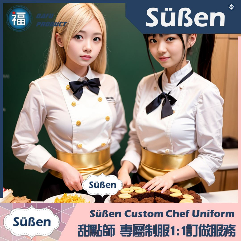 Serial S Ü En Pastry Chef Uniform 1: 1 Customized Service Series A Made ...