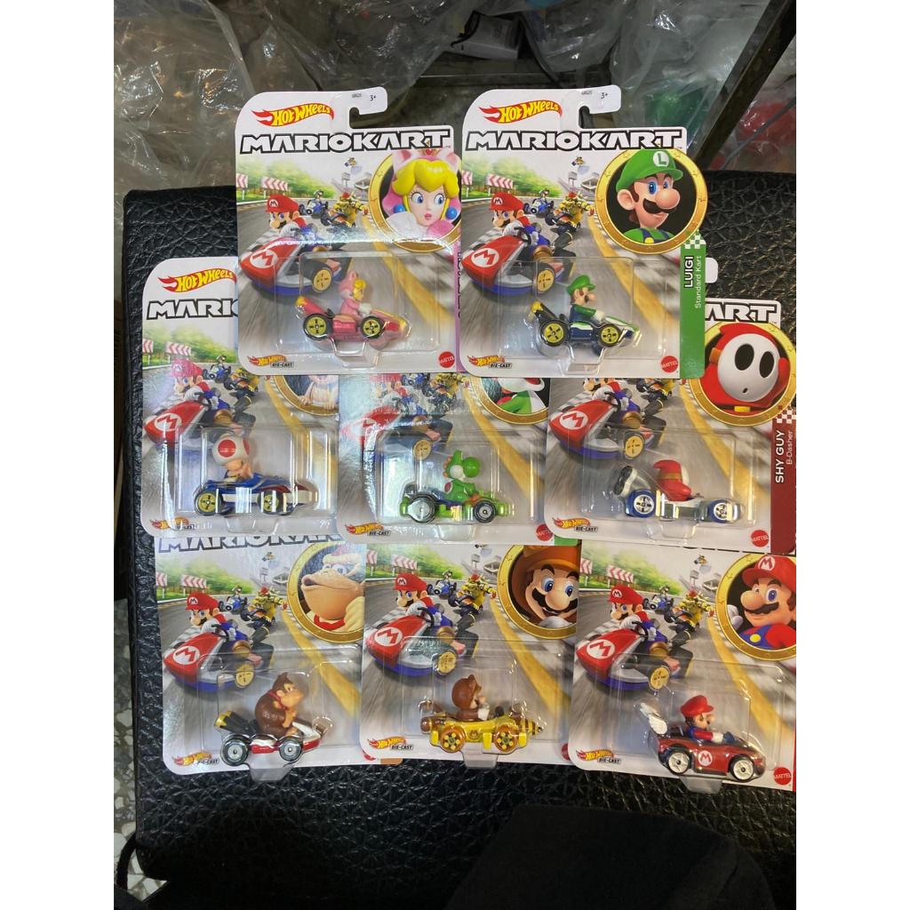 HOT WHEELS Alloy Car Nintendo Mario Racing Tanuki Princess Yoshi Luigi ...