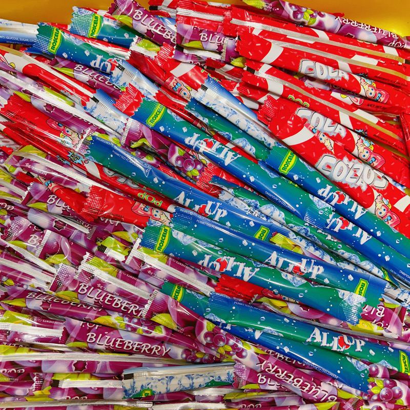 Traditional Flavored Candy One Piece Of Starlight Colored Rock Fruit ...