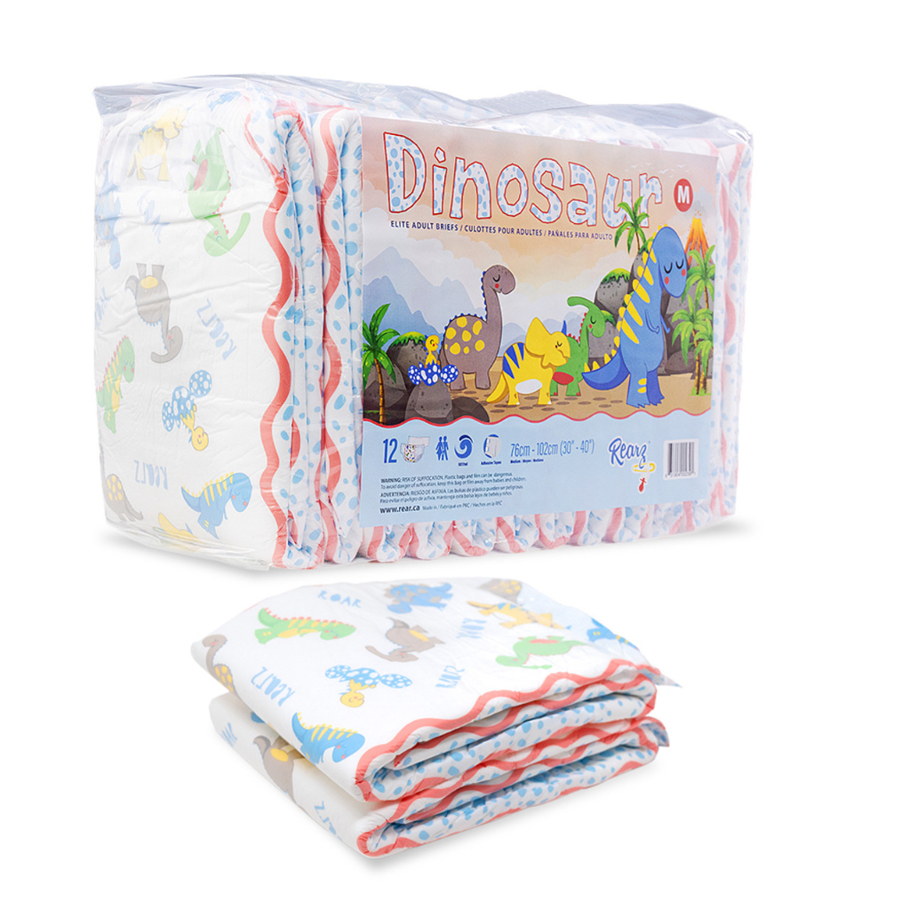 ABDL-Rearz Dinosaur Elite Doll Dragon Diapers (12pcs/Pack) NEW | Shopee ...