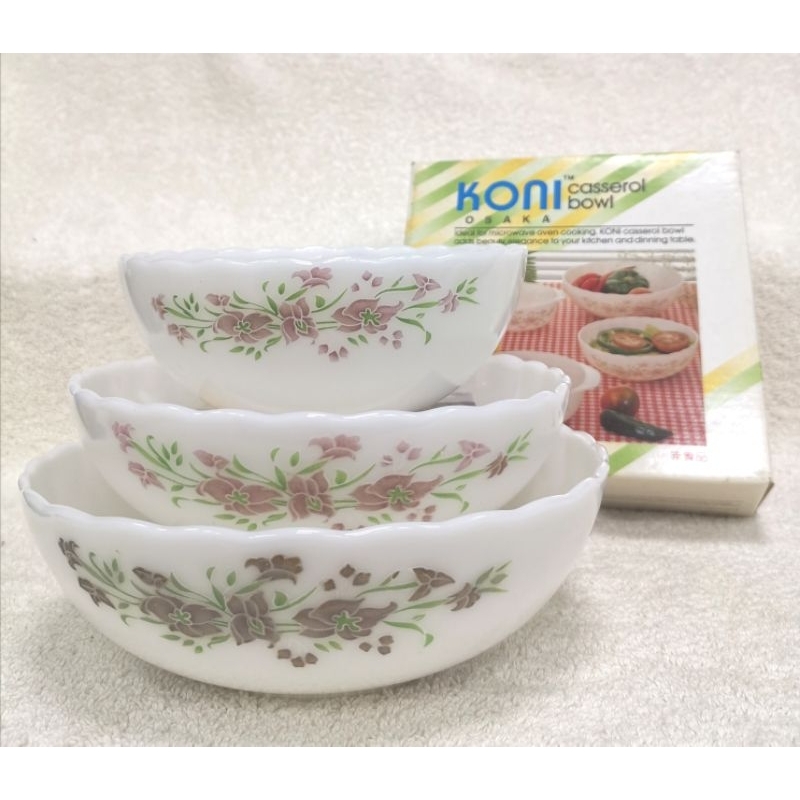 KONI White Jade Dinner Bowl Microwaveable | Shopee Malaysia