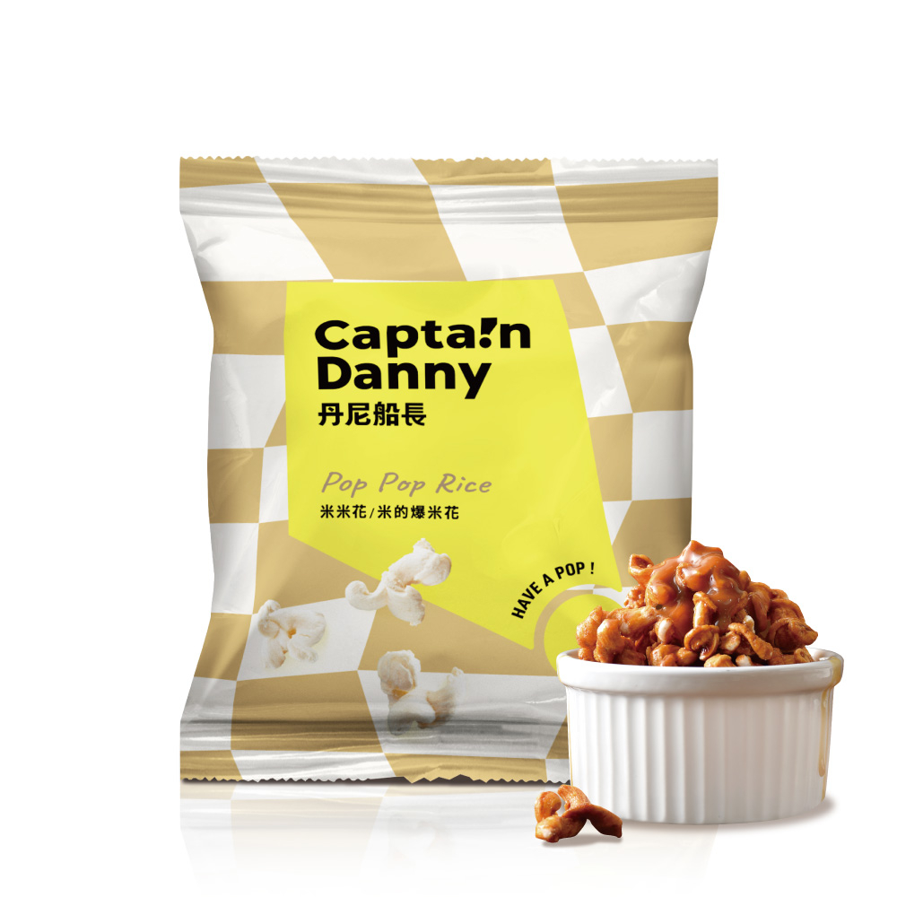 [Captain Danny] Rice Popcorn Happy Sharing Pack Hand-Stir-Fried Flavor ...